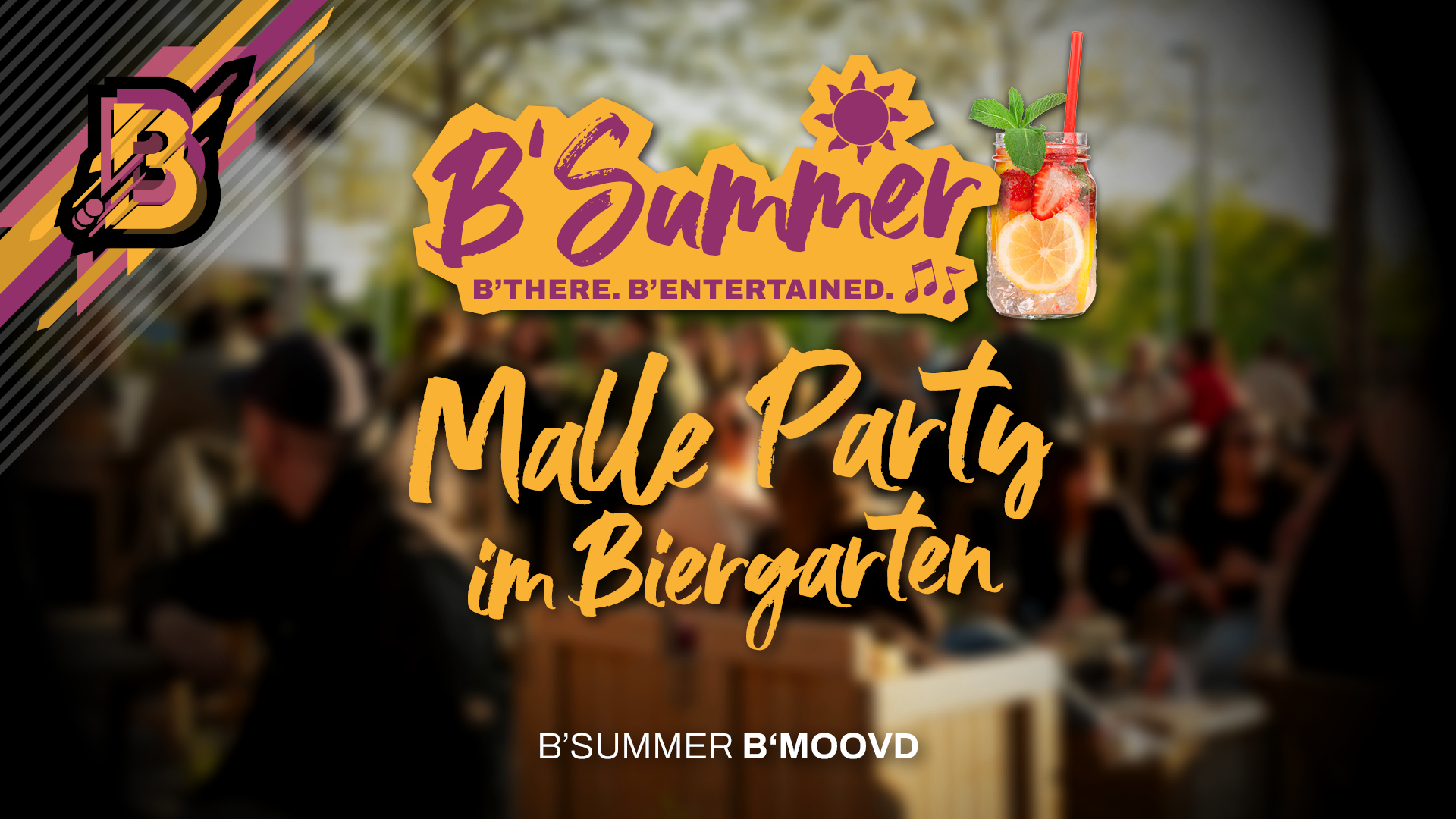 Malle Party im Biergarten